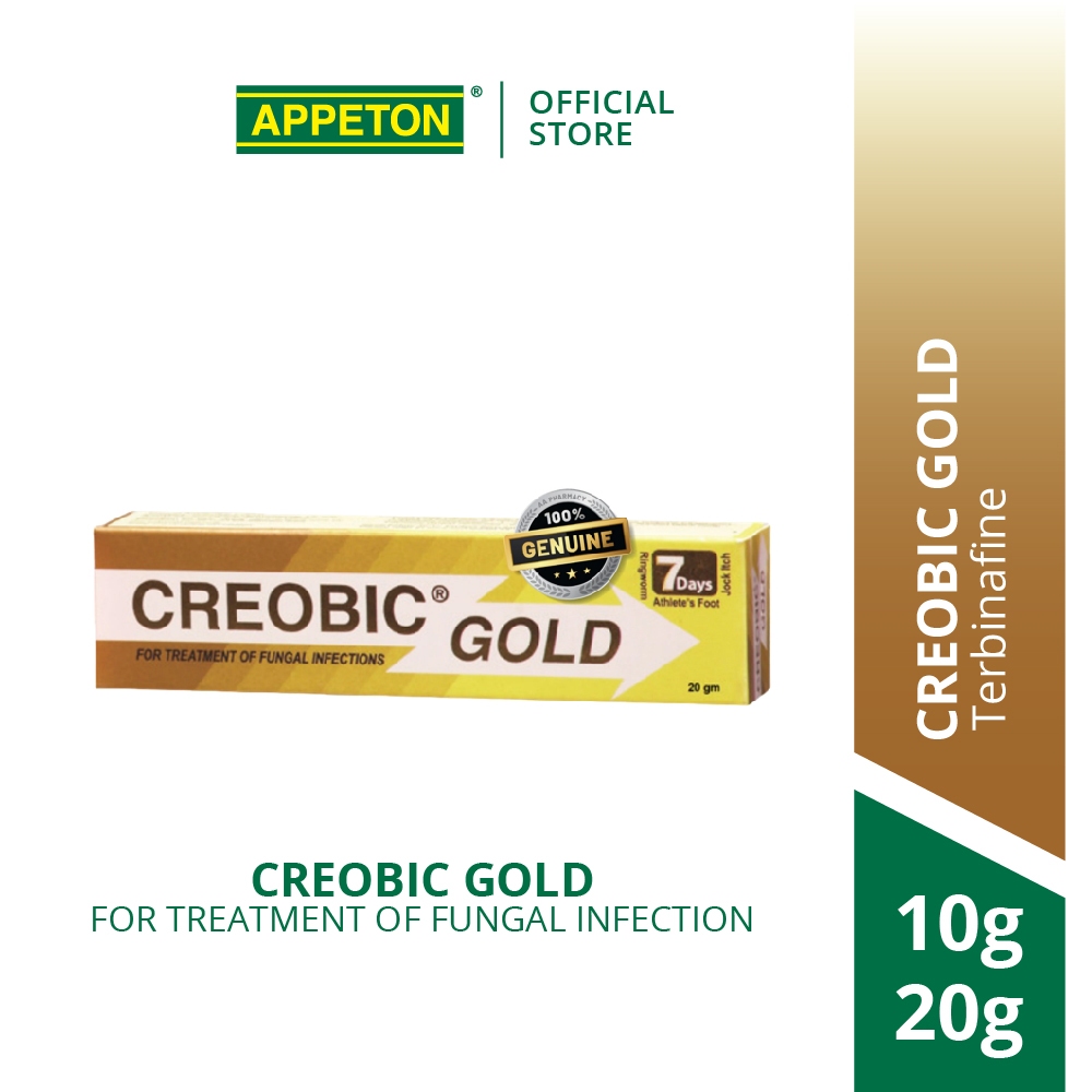 CREOBIC Gold Cream - Treatment of Fungal Infection (10g/20g) | Shopee ...