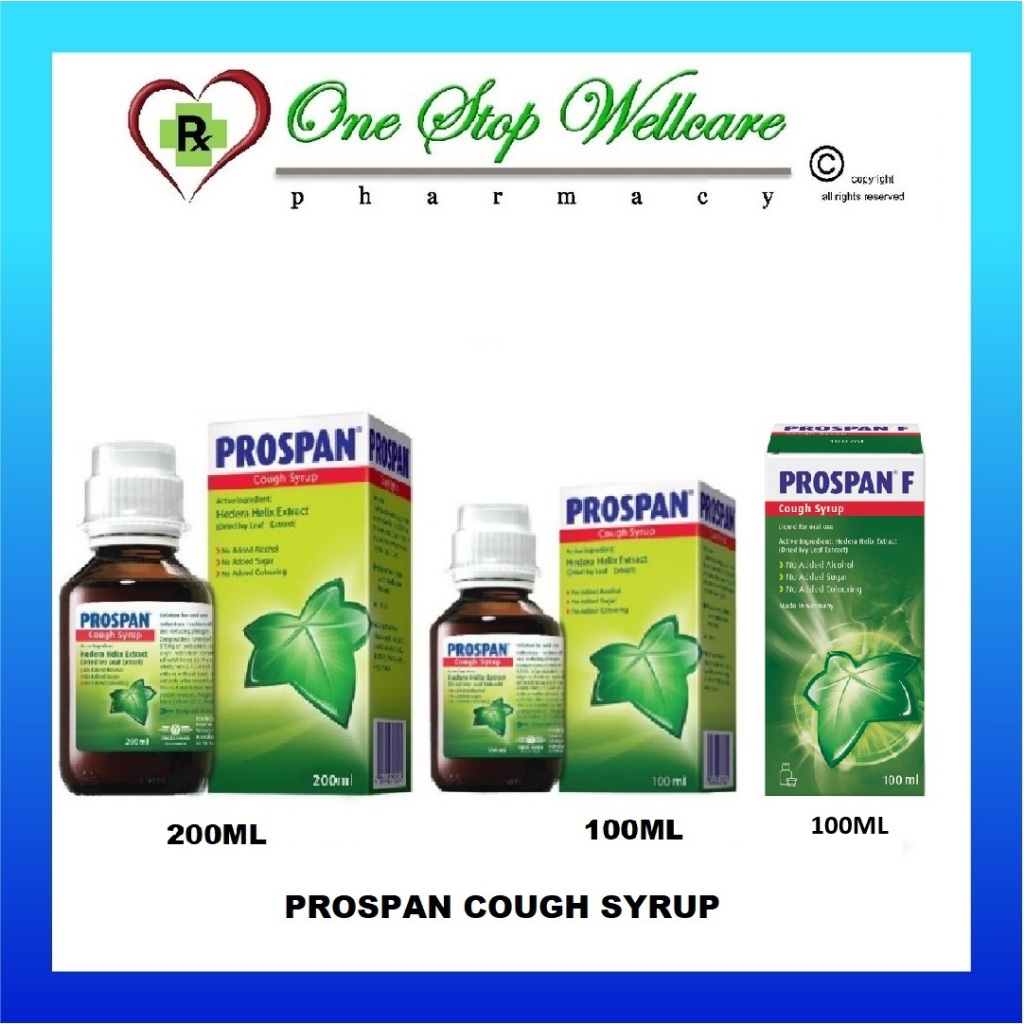 PROSPAN COUGH SYRUP 100ML/200ML // PROSPAN F COUGH SYRUP 100ML | Shopee ...