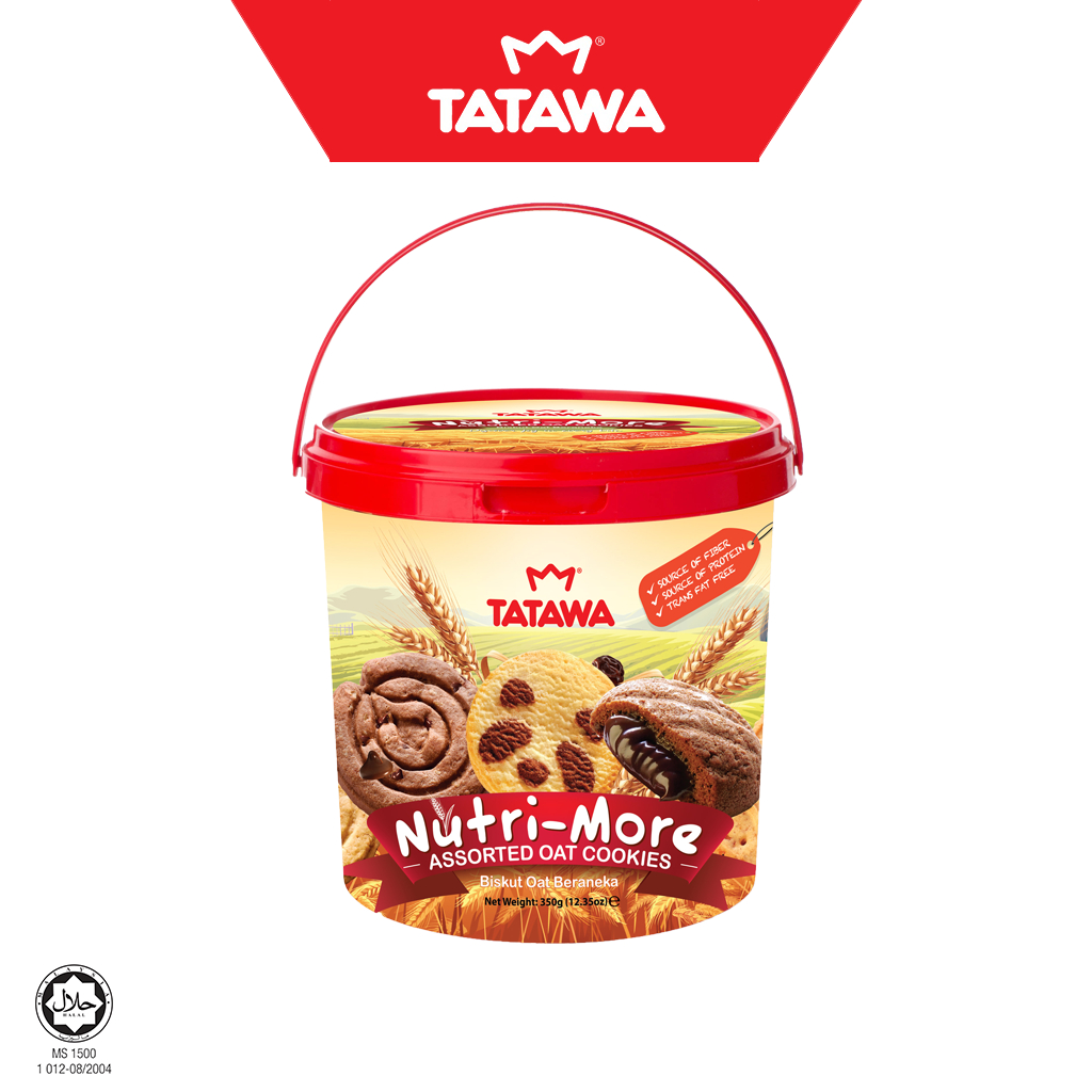 Tatawa Nutri More: Assorted Oat Cookies 400g | Shopee Malaysia