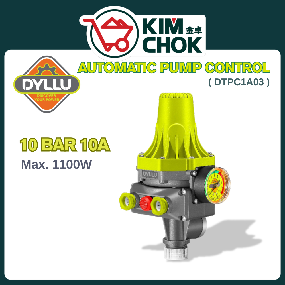 DYLLU Automatic Pump Control 1100W ( DTPC1A03 ) Max pressure 10 Bar ...