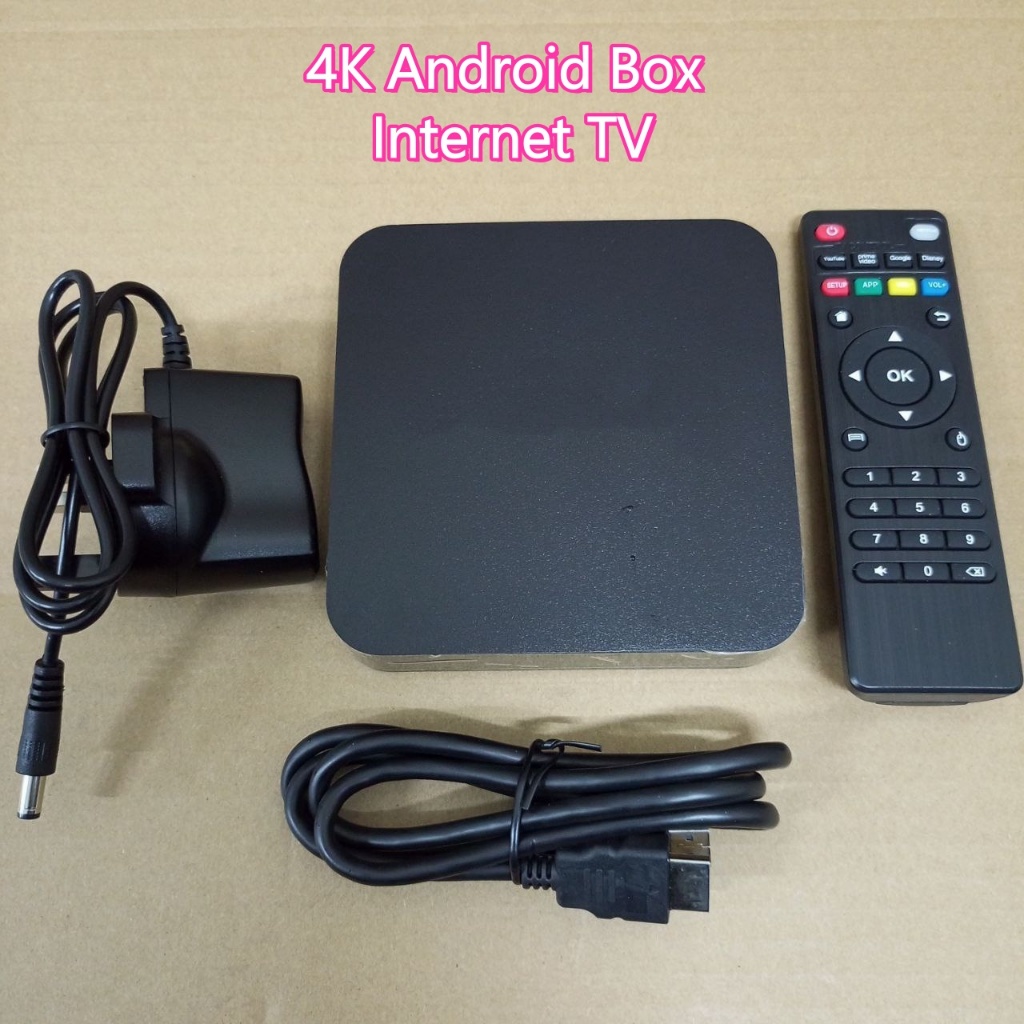 [4K] Android Box TV | Smart Box 5G WiFi | (Plug & Play) Internet Media ...
