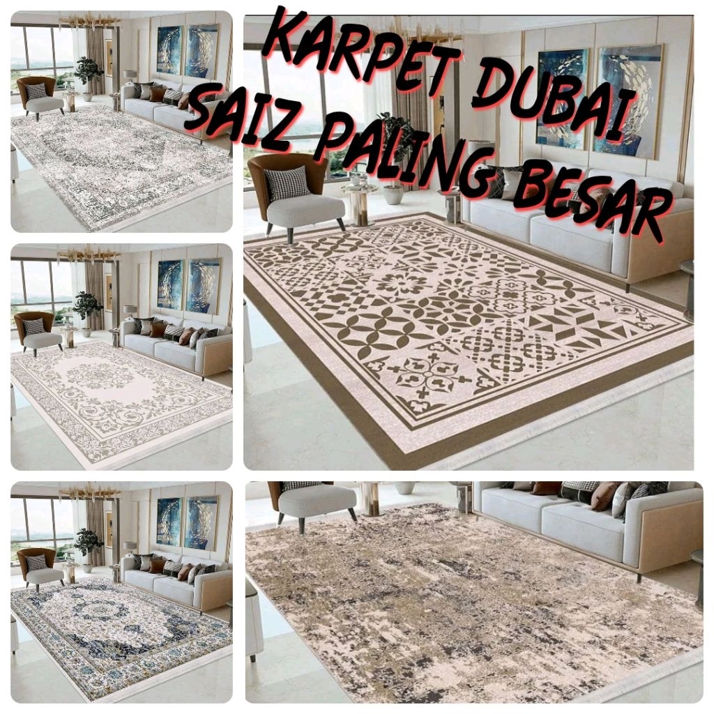 KARPET DUBAI PALING BESAR | KARPET RAYA | Shopee Malaysia