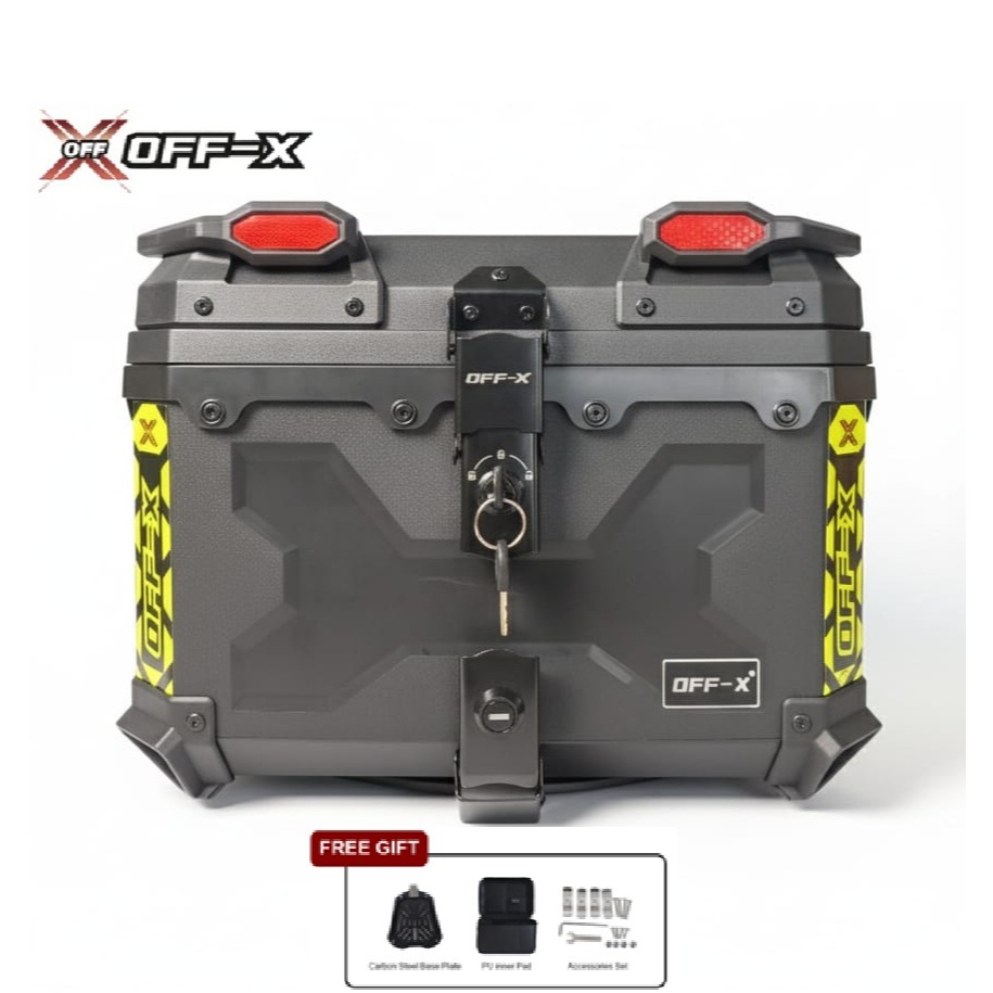 OFF-X 45L Evil Eye Top Box GS Box Extra Big Motorcycle Storage Motor ...