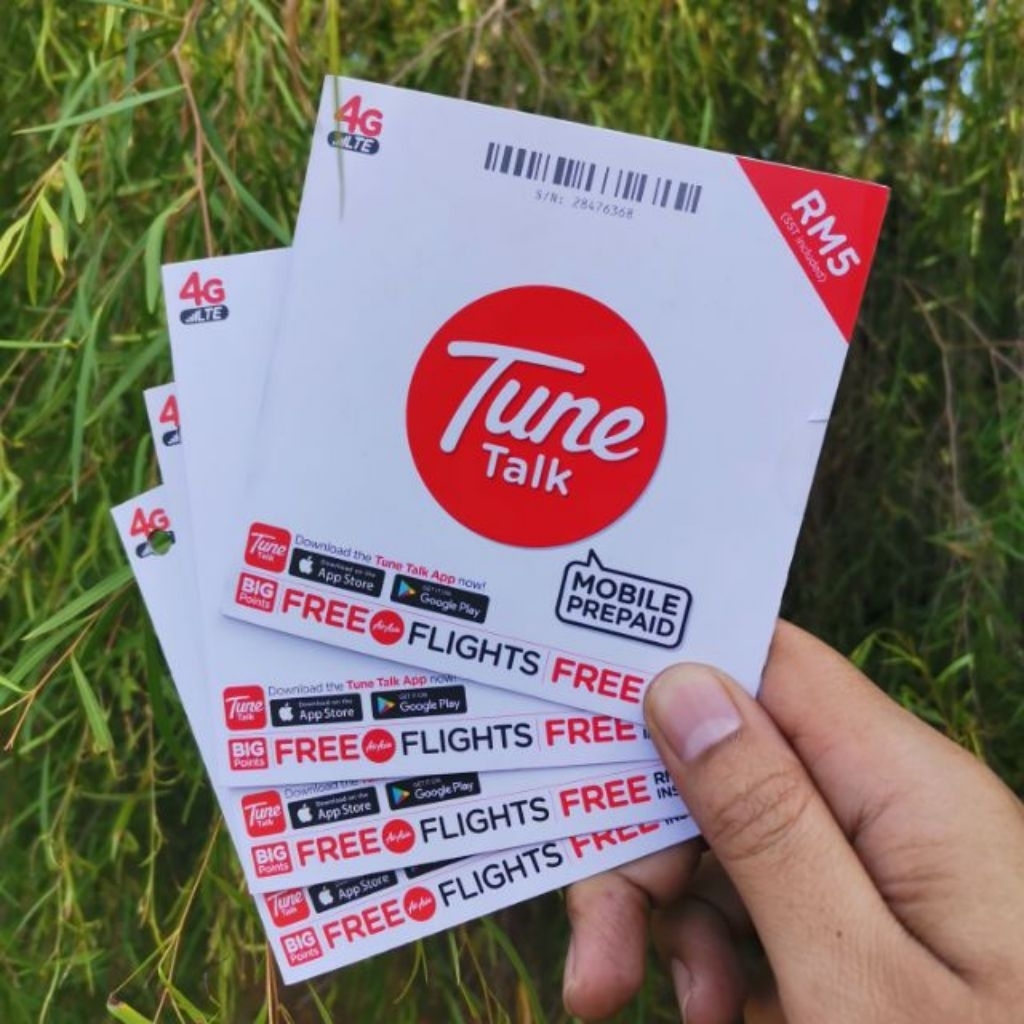 NEW ORI Tunetalk Agent, Simkad Prepaid Percuma Untuk Semua, Plan High ...