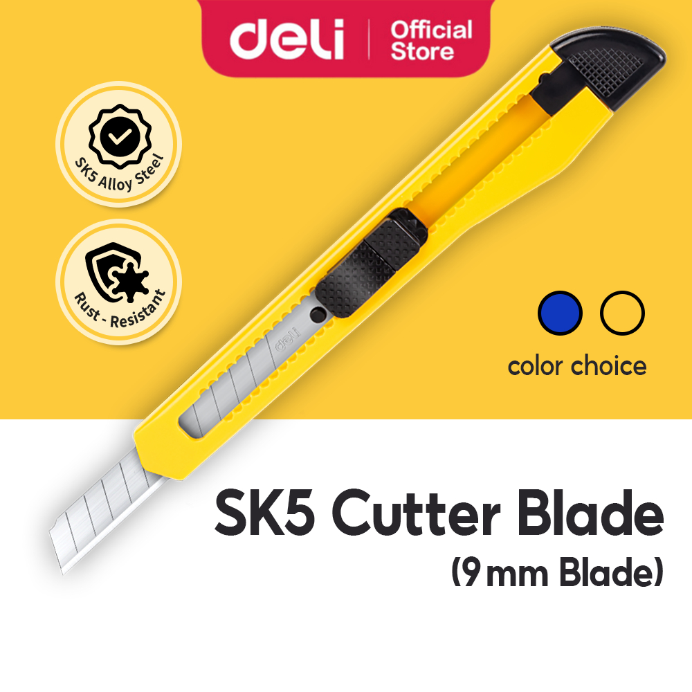 Deli Slide Lock Cutter Blade SK5 Alloy Blade Tajam Mata Pisau Tail Snap ...