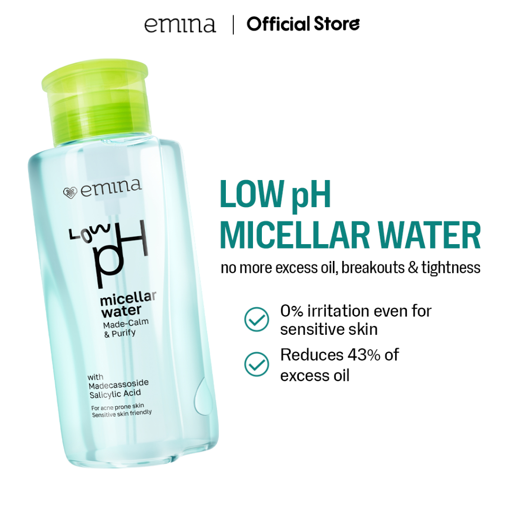 NEW! Emina Low pH Micellar Water Series | Shopee Malaysia