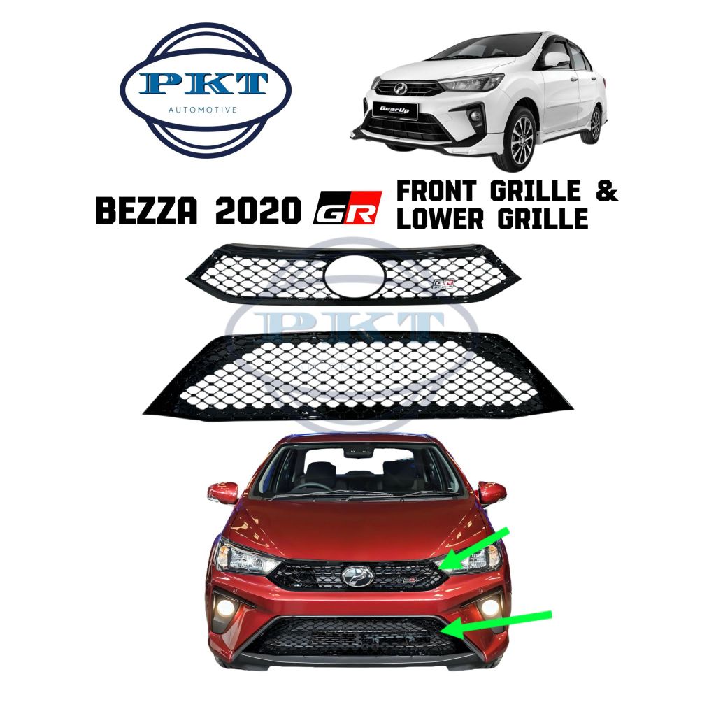 BEZZA 2020-2025 GR SPORT FRONT GRILLE & LOWER GRILLE | Shopee Malaysia