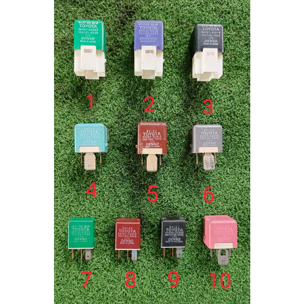 USED ORIGINAL JAPAN RELAY FOR TOYOTA | Shopee Malaysia