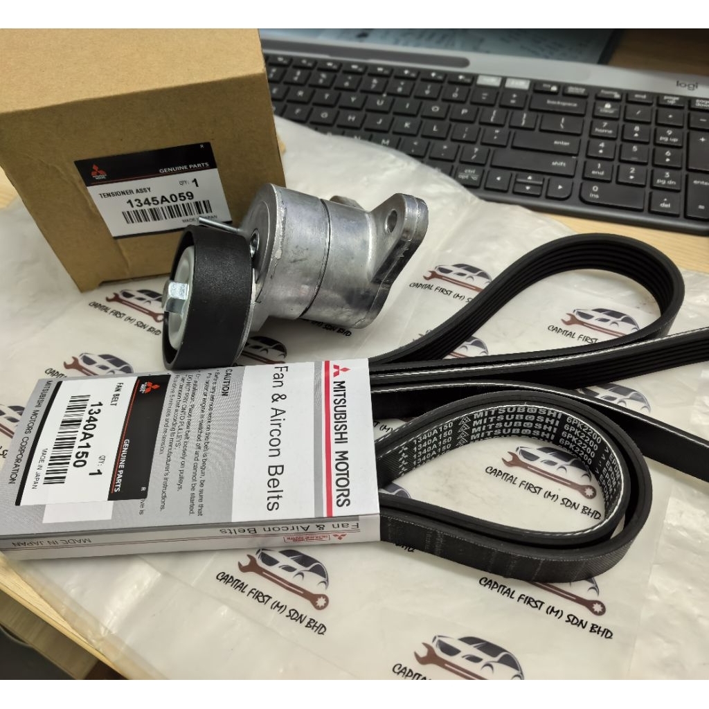 Original MITSUBISHI ENGINE FAN Belt 6PK2200 1340A150 OUTLANDER Lancer ...