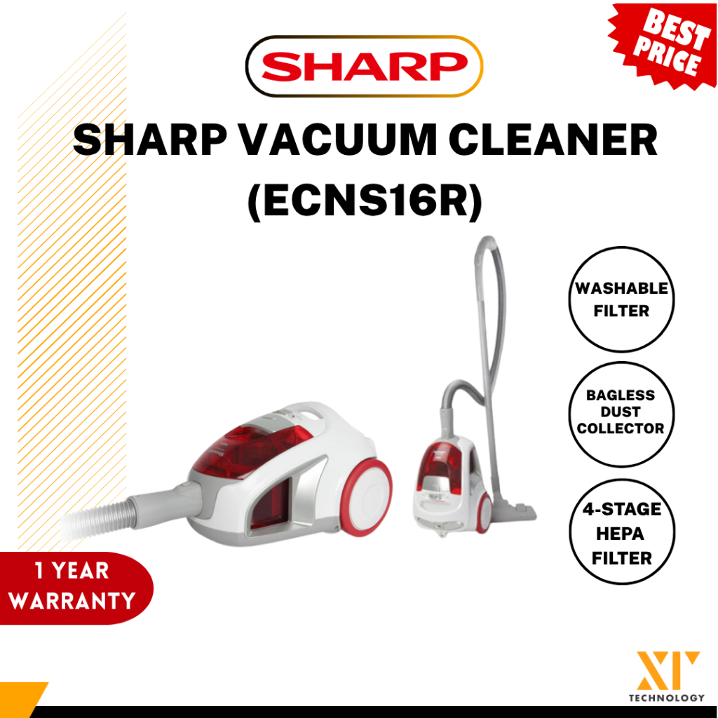 SHARP VACUUM CLEANER (ECNS16R) | Shopee Malaysia
