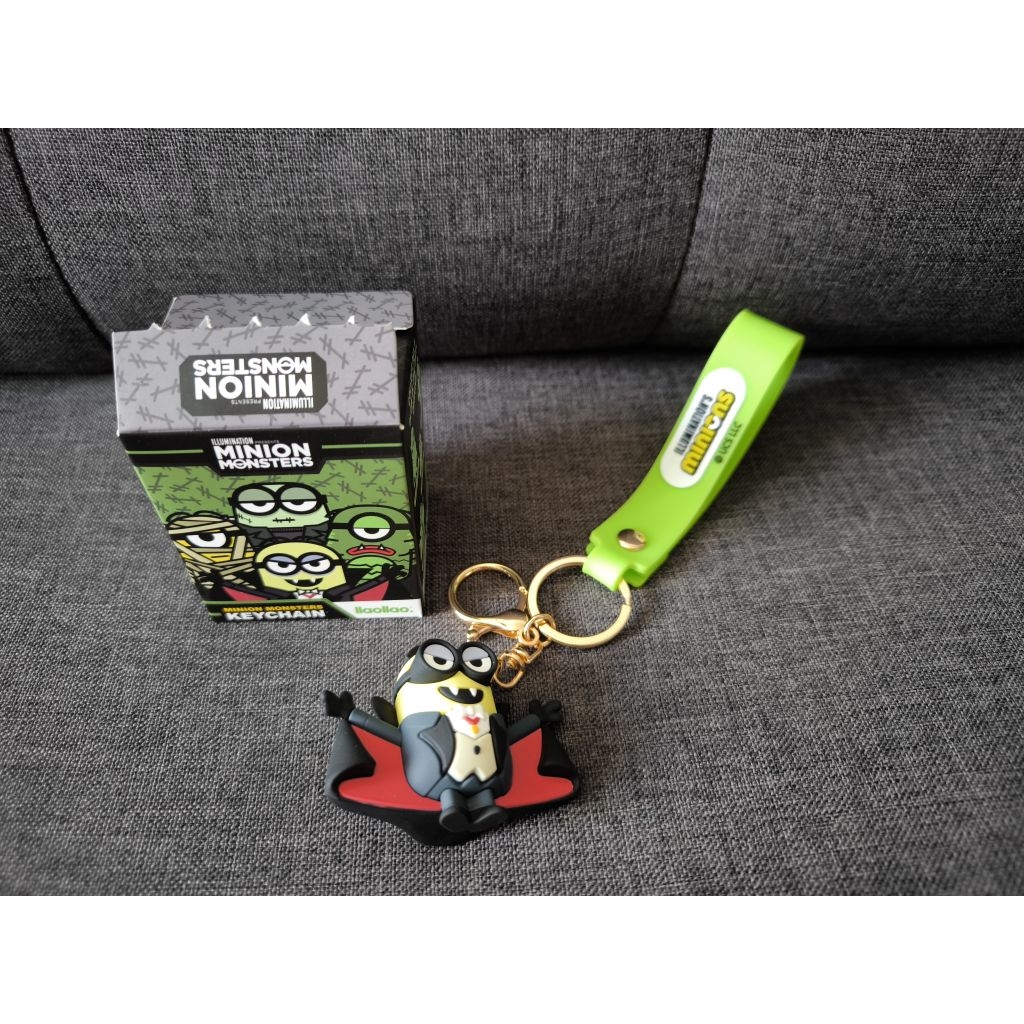 llaollao Limited Edition Minion Monster Keychain Dave'Acula Creature ...