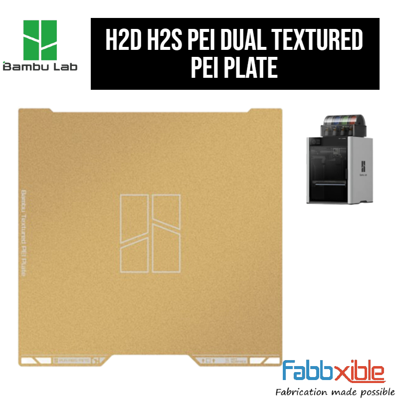 Bambu Lab H2D H2S Original PEI Dual Textured or Smooth Plate | Shopee ...