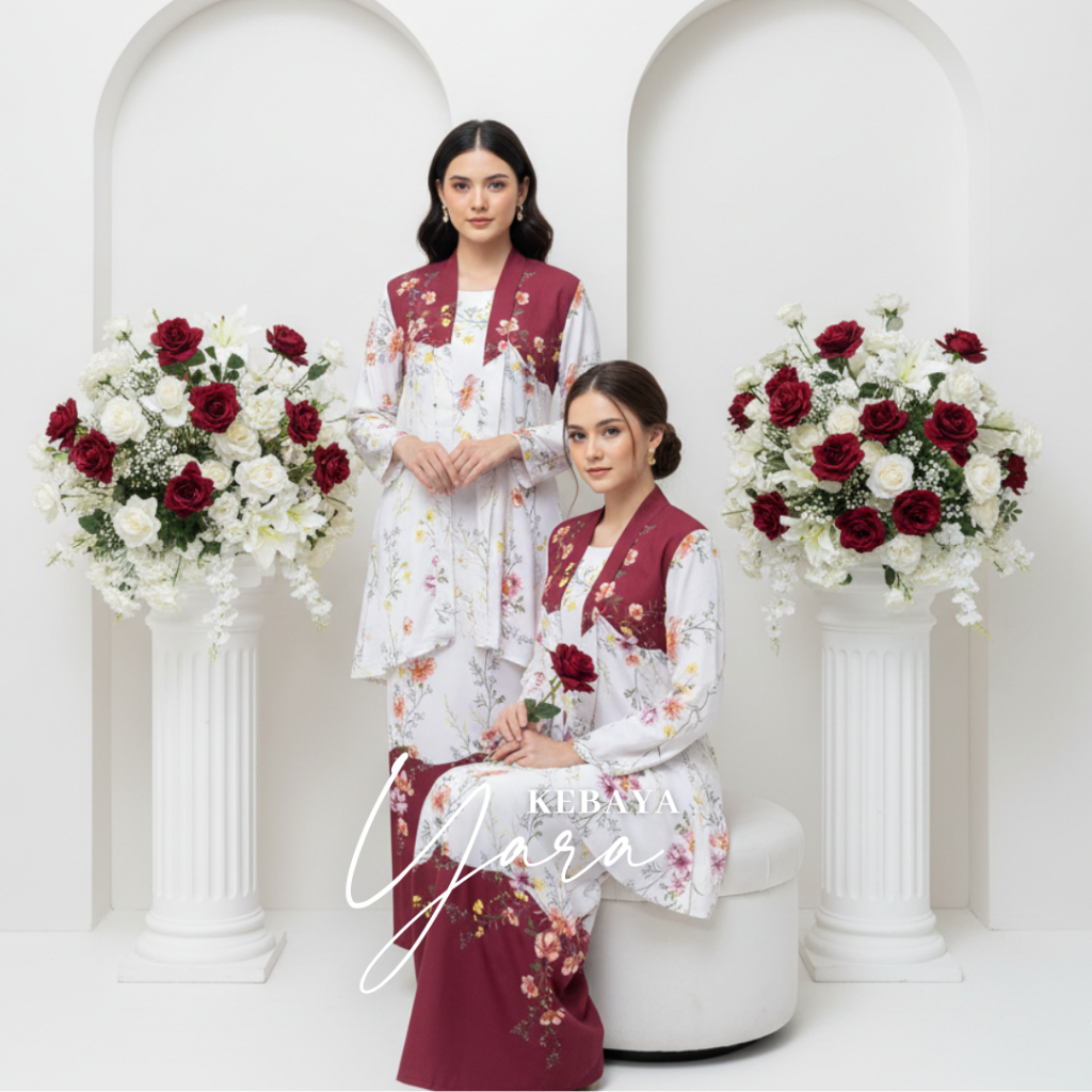 KEBAYA YARA by Athifa Azzahrah - Kebaya Moden 2025 | Kebaya Flowy ...