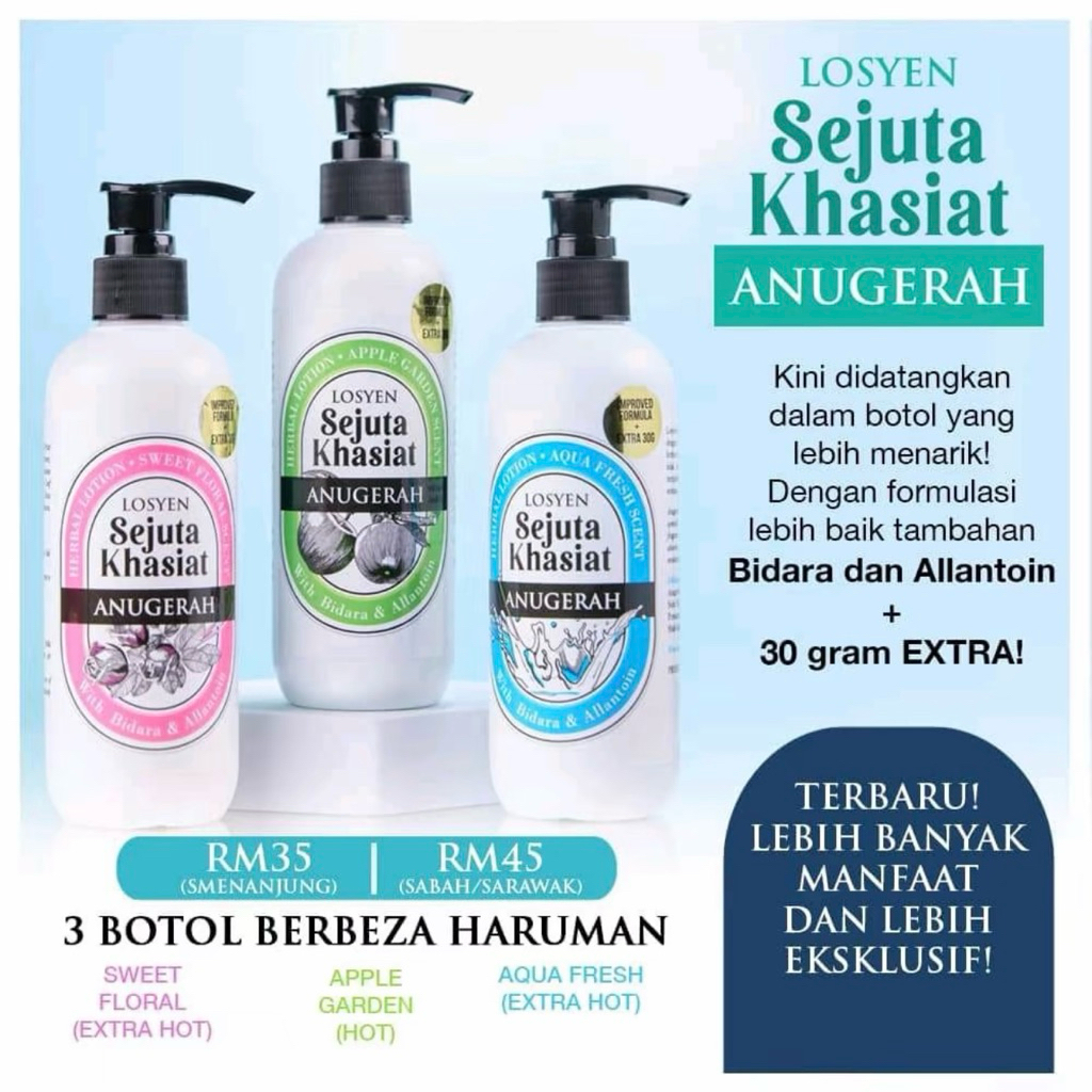 LOSYEN ANUGERAH NEW PACK ORIGINAL 💯💯💯💯 | Shopee Malaysia