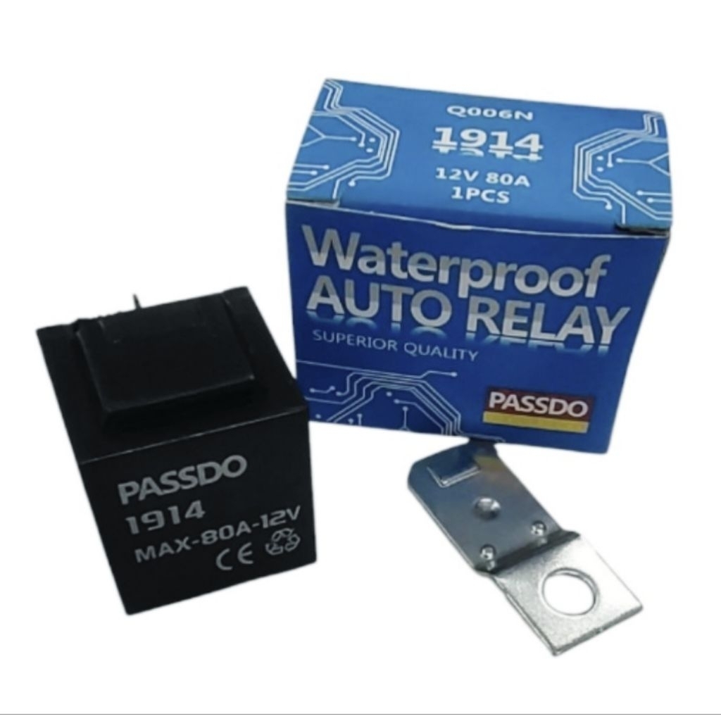 5 Pin 80A Waterproof Car Relay Long Life Automotive Relays Normally ...