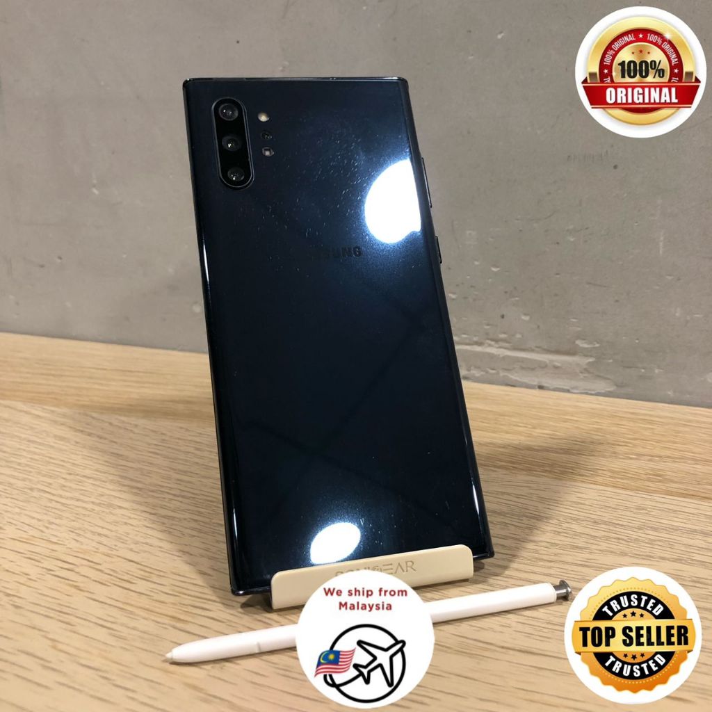 Samsung Galaxy Note 10 Plus 2 Sim RAM 20GB 100% Original Use | Shopee ...