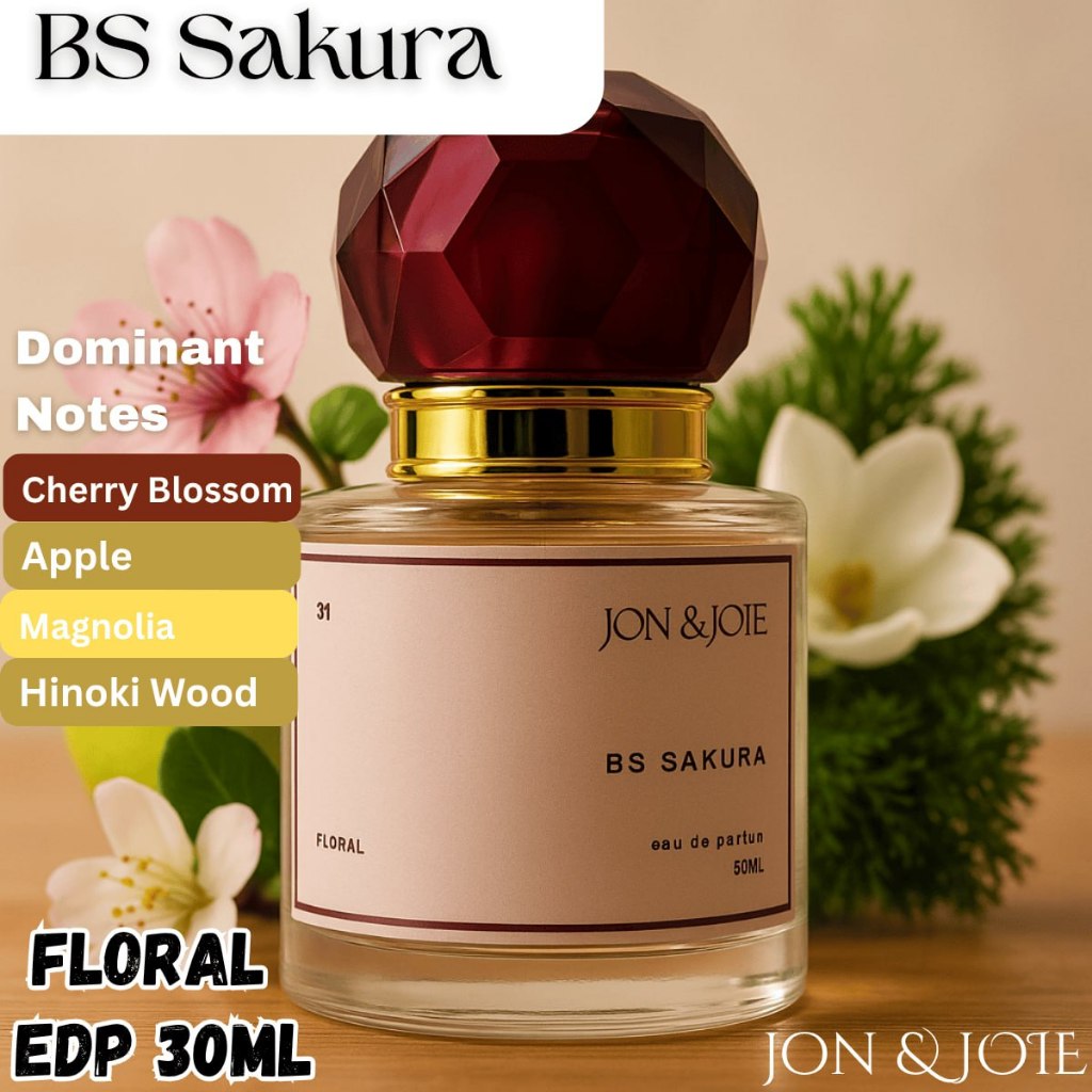 JON&JOIE (31) BS SAKURA PERFUME 30ML EDP Perfume tahan lama, Perfume ...