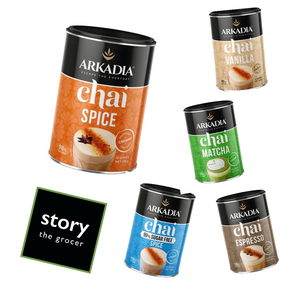 Arkadia [Chai Tea Vanilla / Low Sugar / Matcha / Spice / Vegan] / Dirty ...