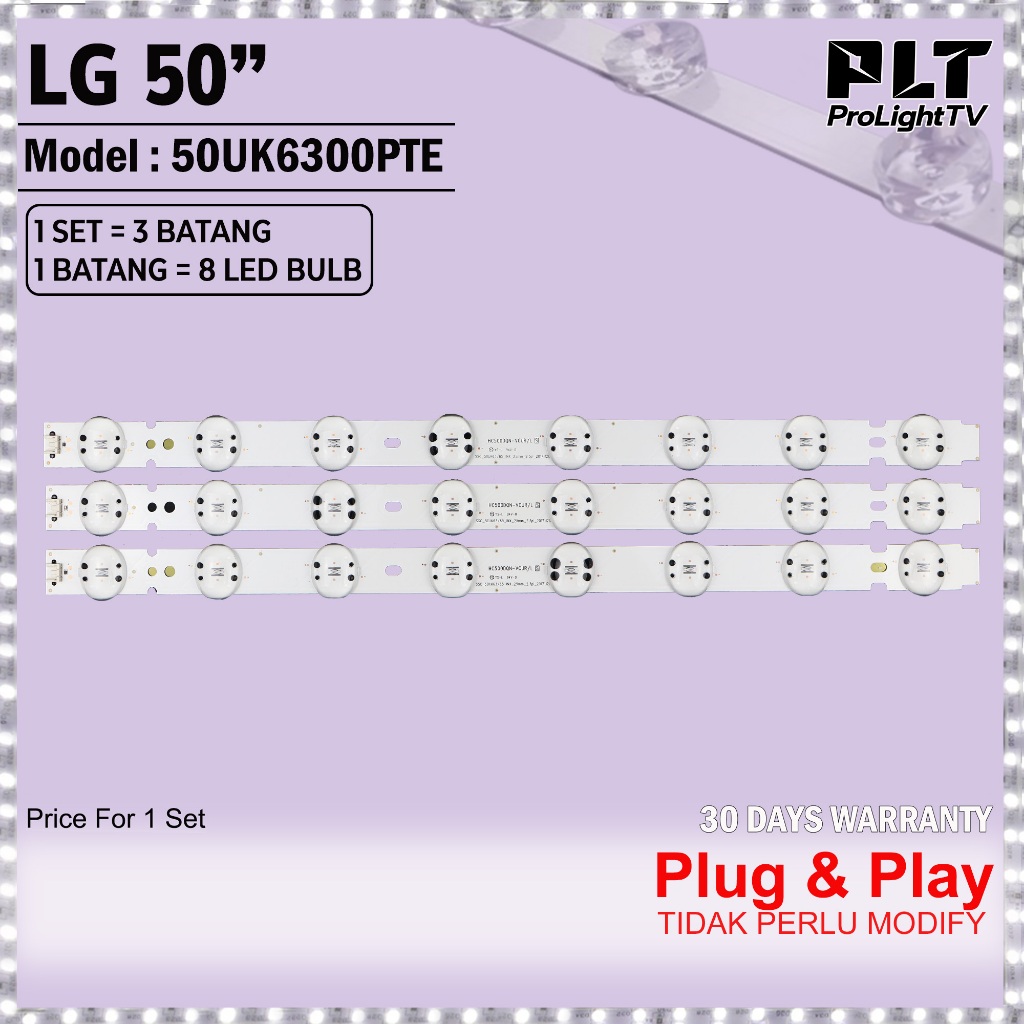 50UK6300PTE LG 50 inch LED TV BACKLIGHT / LAMPU TV LG 50'' LED TV ...
