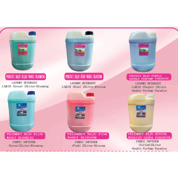 Liquid Detergent 25KG / SABUN BAJU DOBI 25KG / Detergent for Laundry ...
