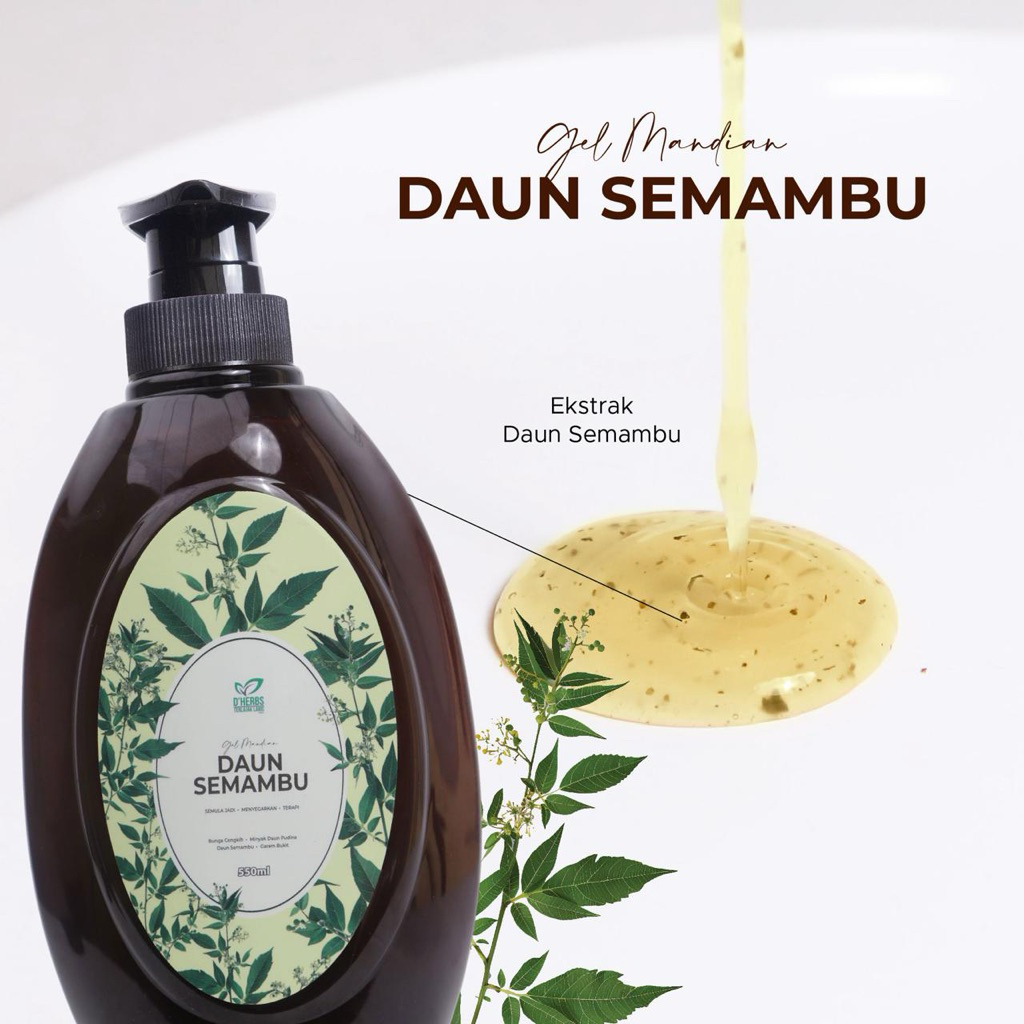 DHERBS GEL MANDIAN DAUN SEMAMBU AROMATERAPI BY ALIFF SYUKRI TERLAJAK ...