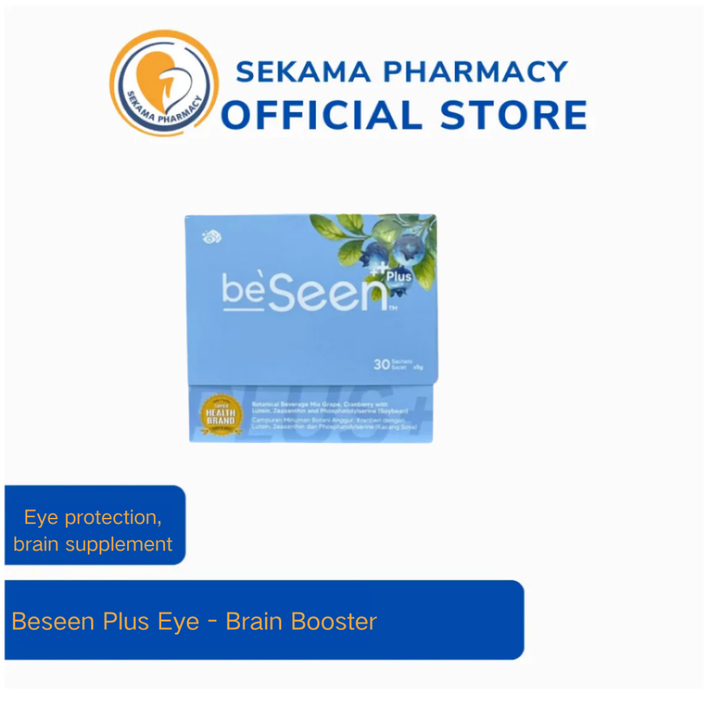 BUY 3 GET 1 FREE【READY STOCK】Beseen Plus Improved Eye-Brain Booster 5g ...