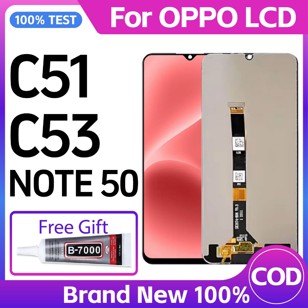 [Brand New] LCD For Realme C53 / C51/ NOTE 50 / NARZO N53 Display ...