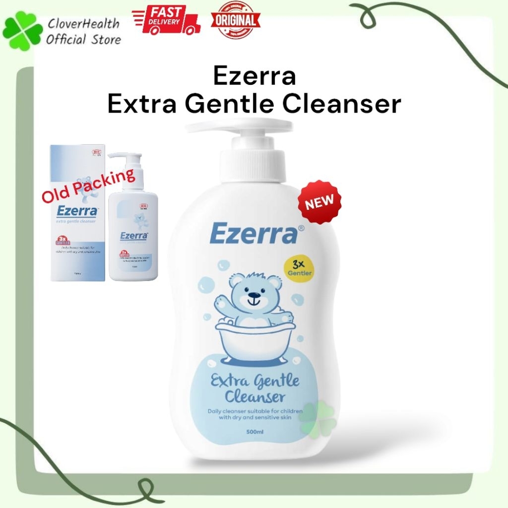 Ezerra Extra Gentle Cleanser 150ml/500ml (New packing) | Shopee Malaysia