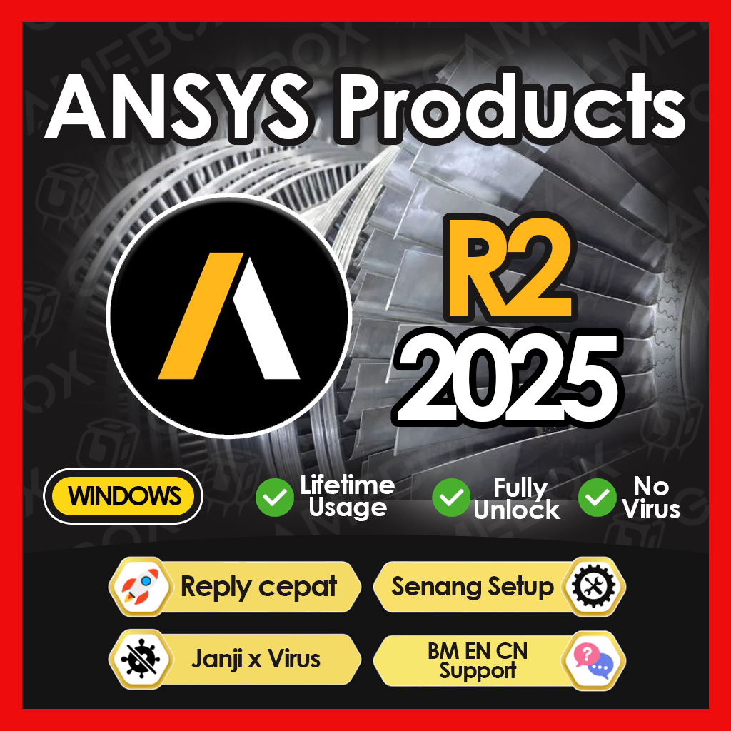ANSYS Products 2025 R2💯 EASY INSTALL 💯 LIFETIME PREMIUM 💯 FAST DELIVERY 💯 SAFE | Shopee Malaysia