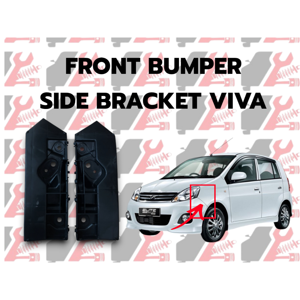 PERODUA VIVA FRONT BUMPER SIDE BRACKET LEFT/RIGHT BUMPER DEPAN SIDE ...