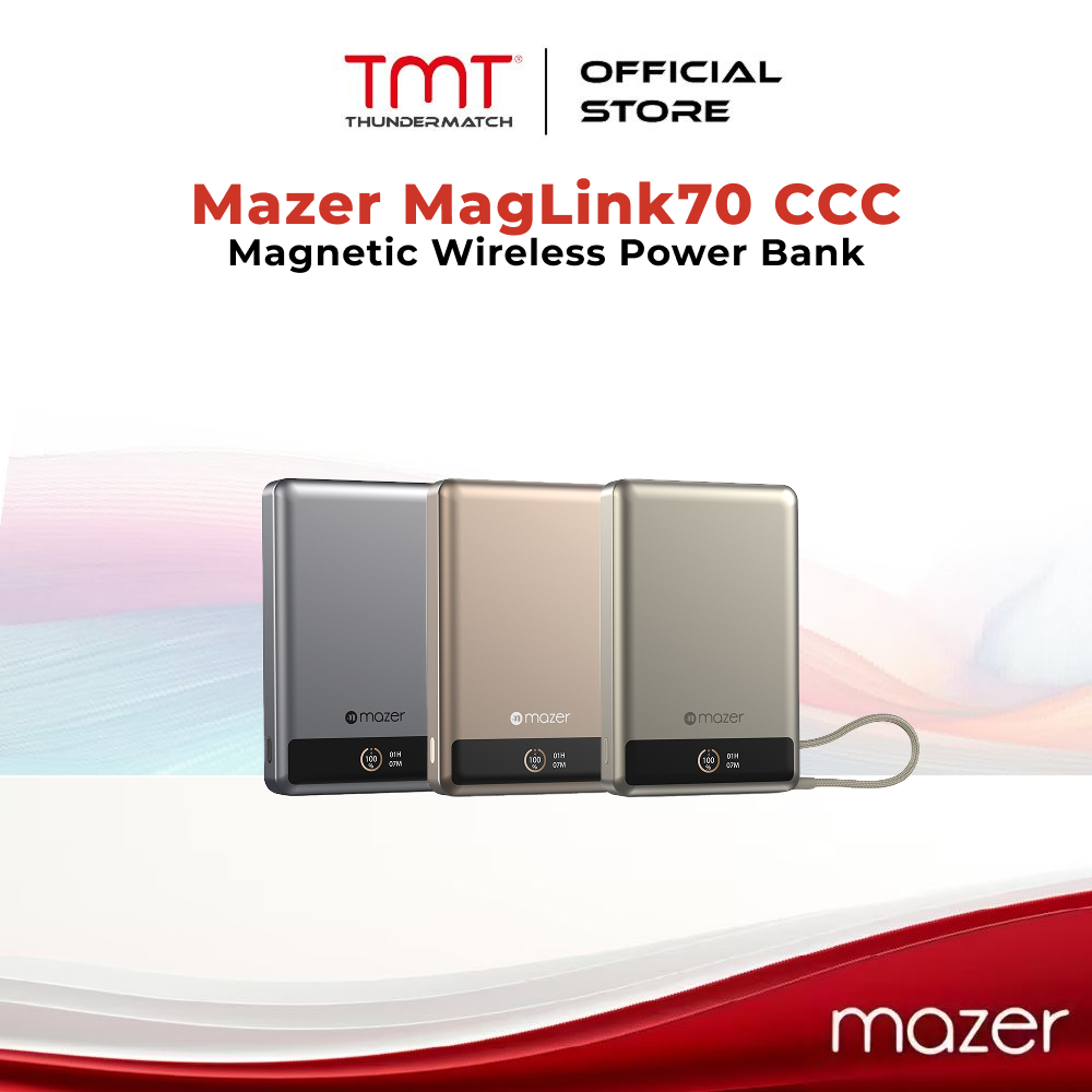 Mazer MagLink70 CCC Magnetic Wireless Power Bank | Shopee Malaysia