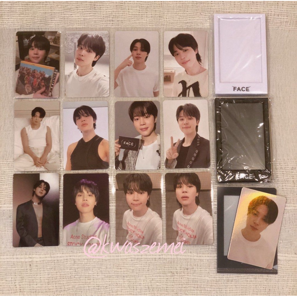 (ready stock) BTS Jimin - Face sealed solo album / weverse pob lucky draw soundwave m2u ...