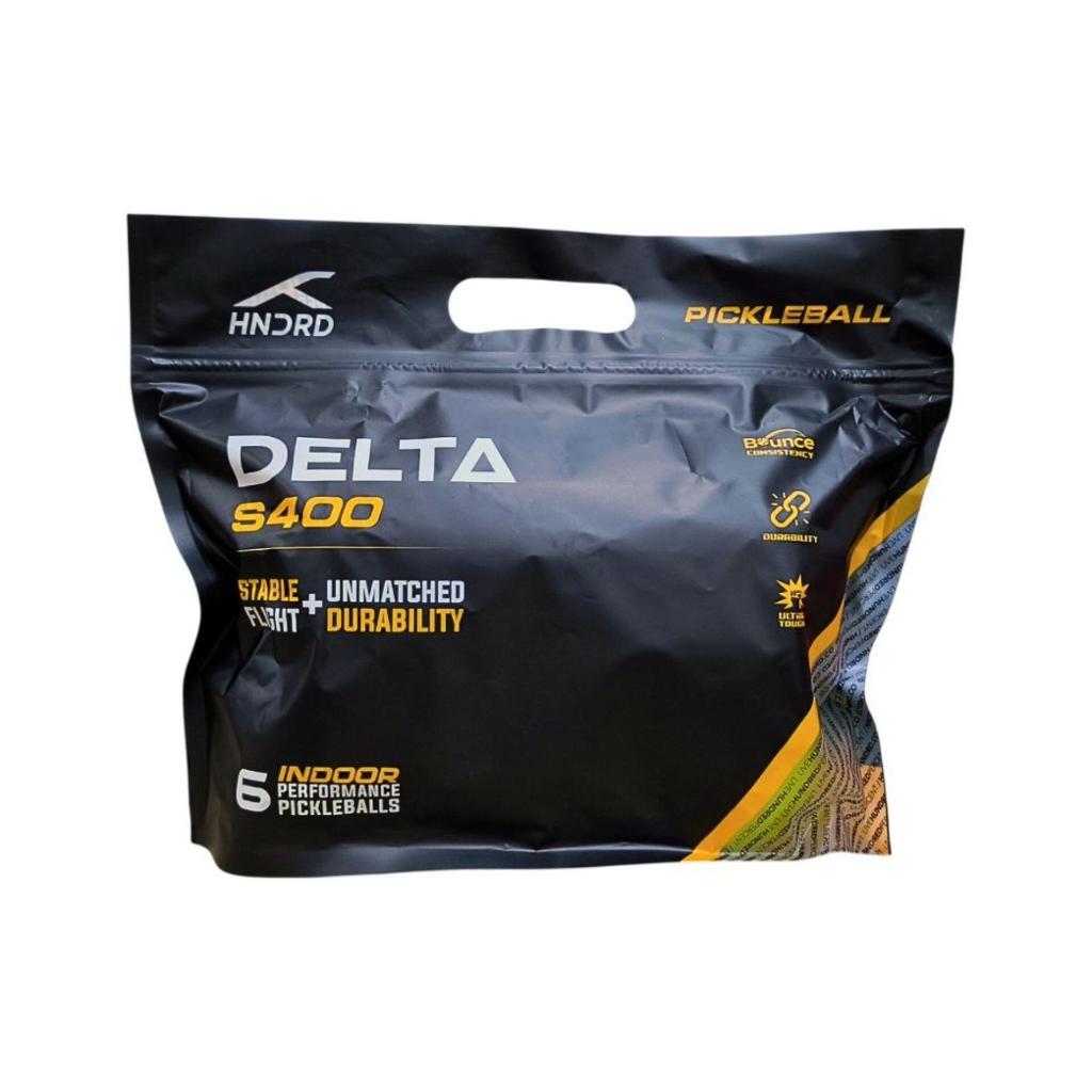 Hundred Delta S400 (Pack of 6) | Pickle Ball | Indoor | Neon Yellow ...