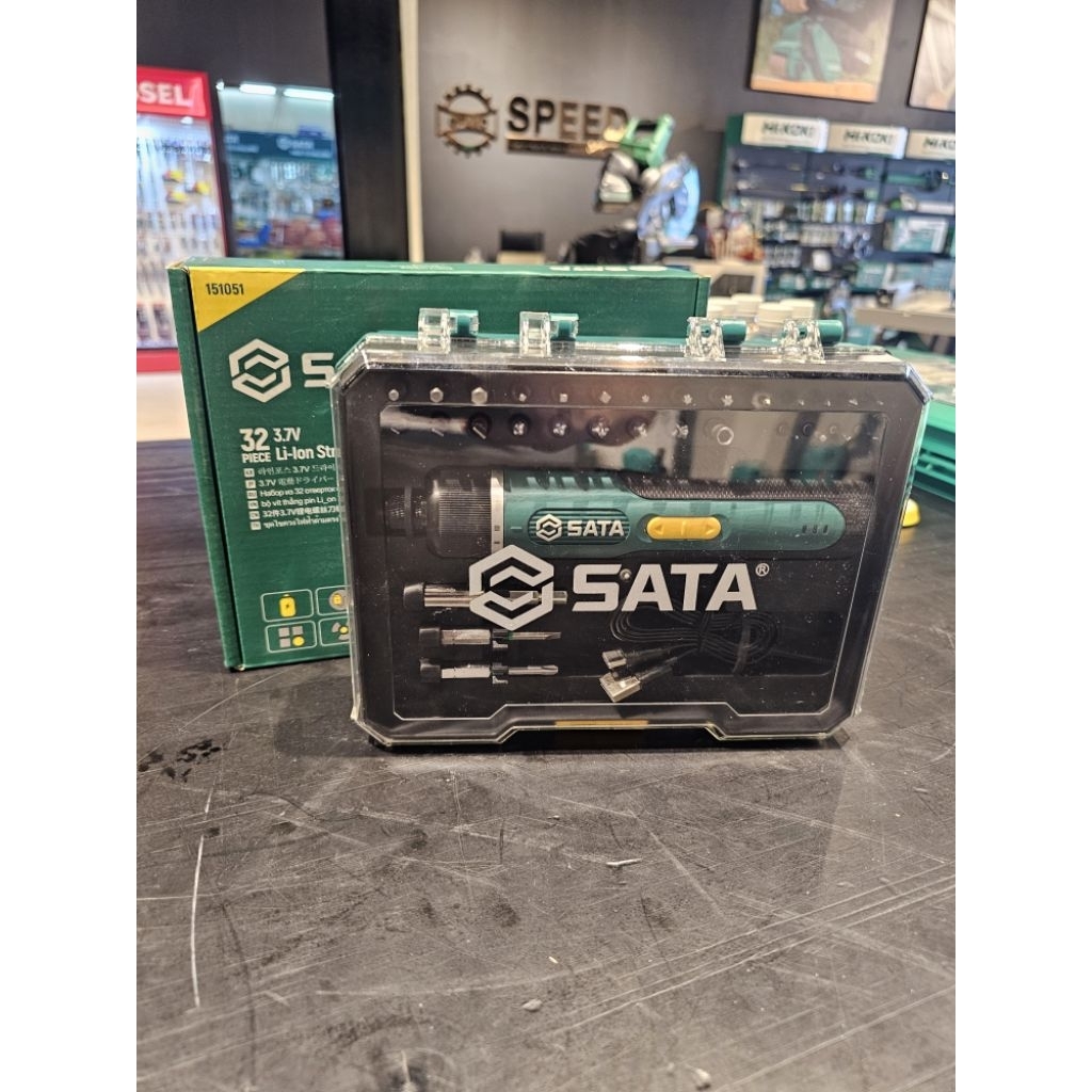 Sata 32pcs 3.7v Li-ion Straight screwdriver set (151051) | Shopee Malaysia