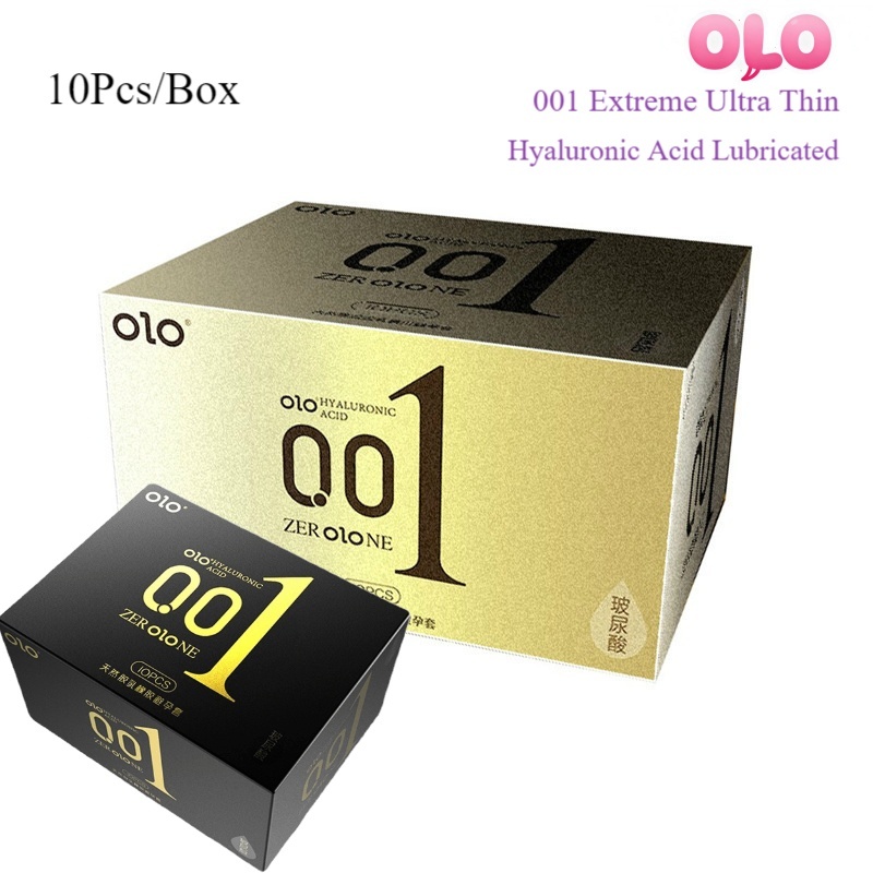 [Ready Stock]OLO 001 Condom Jelly Box Upgraded Hyaluronic Acid Thin ...