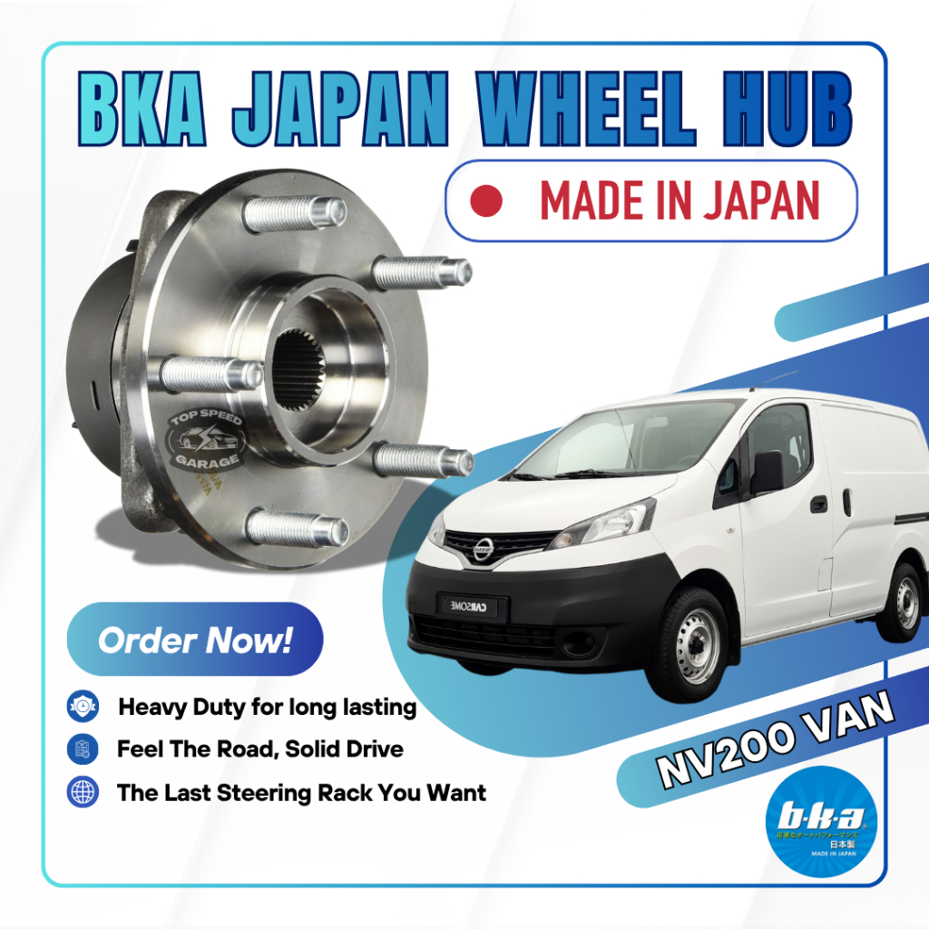 BKA JAPAN Wheel Hub Bearing (Front / Rear) Nissan Van NV200 | Shopee ...