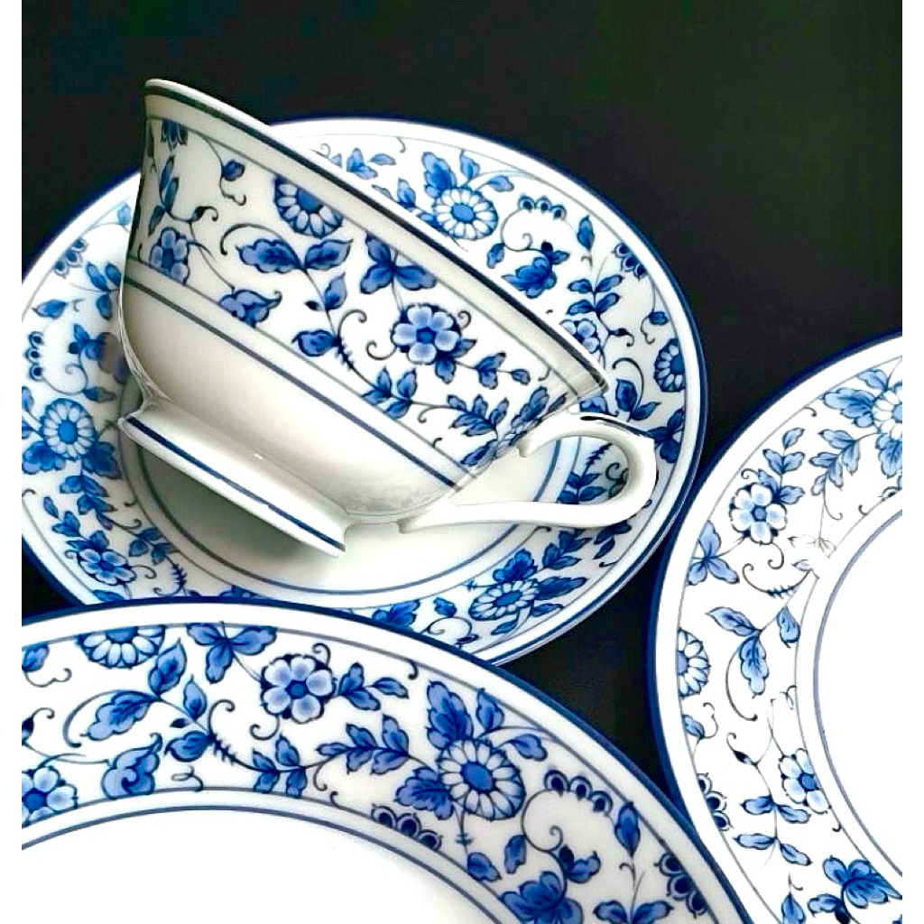 Noritake Arcadia 2604 Cup Set, Side Plate & Salad Bowl Sold Separately ...