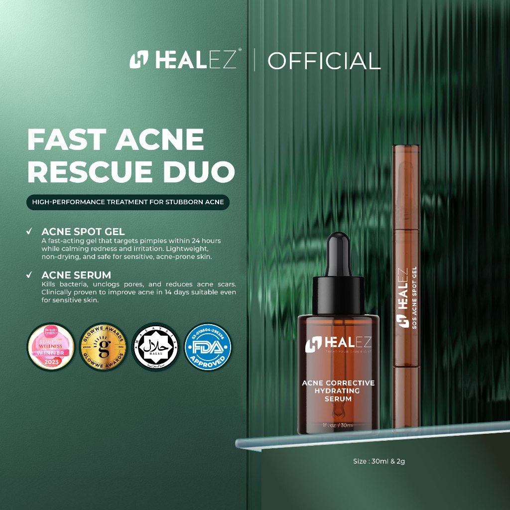 HEALEZ Acne & Scars Care - Acne Spot & Serum (Variant) | Shopee Malaysia
