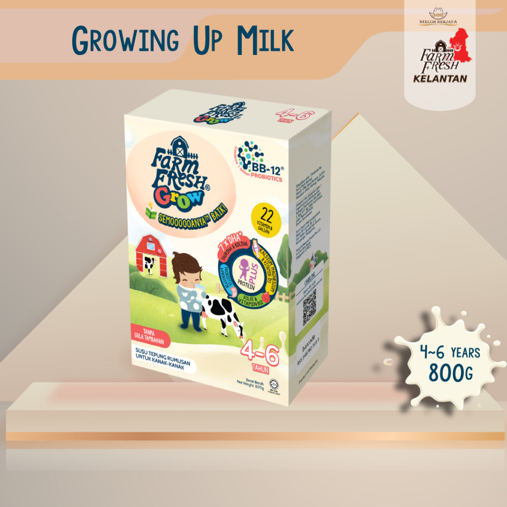 FARM FRESH GROW POWDER 800G 4-6 YEAR OLD | Shopee Malaysia