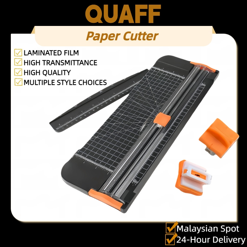 QUAFF Paper Cutter Plastic Base A4 Size Sliding Cutter | Shopee Malaysia
