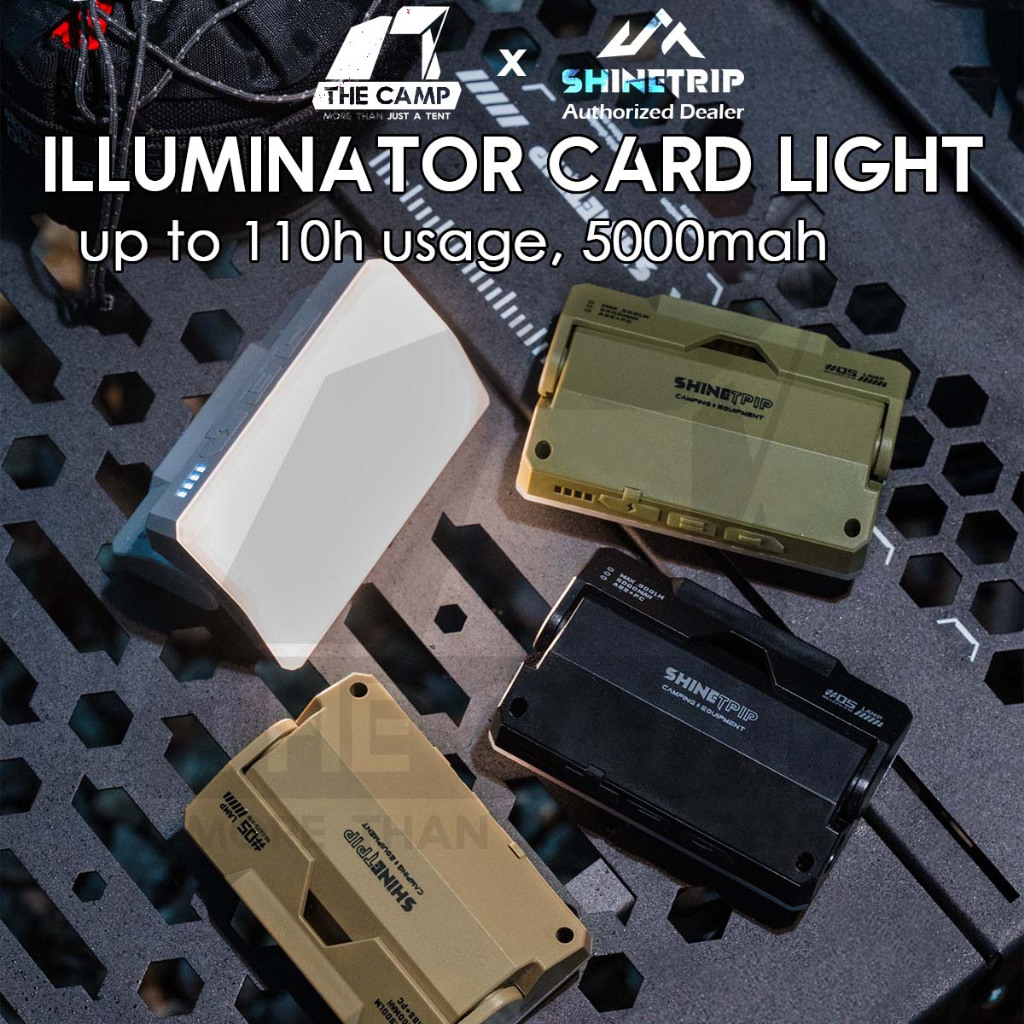 Shinetrip Illuminator Lumi Card Light 5000mah High Brightness Outdoor ...