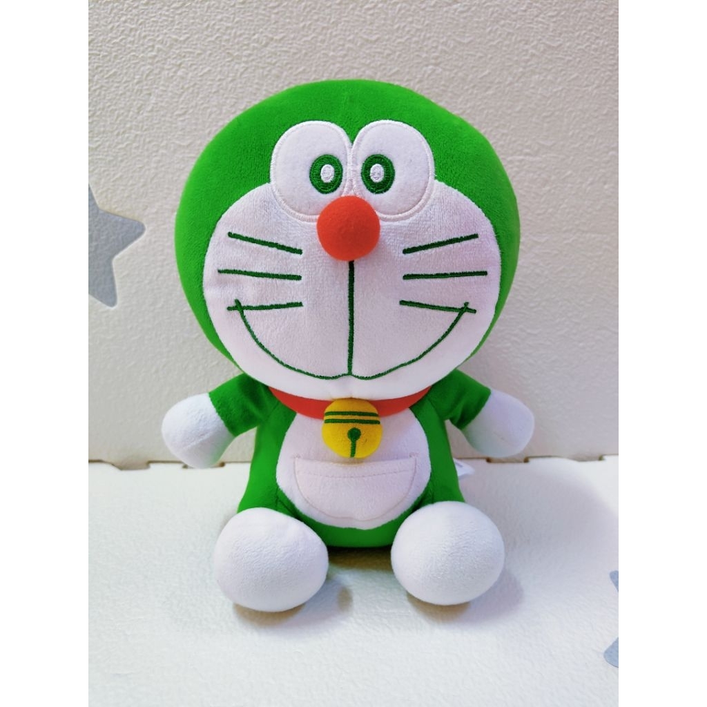 Doraemon x UNIQLO Sustainable Mode plush DS1 Green Doraemon preloved ...