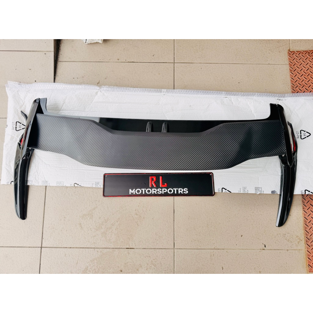 Proton X50 Sport V2 rear roof top center trunk bonnet hood gt spoiler ...