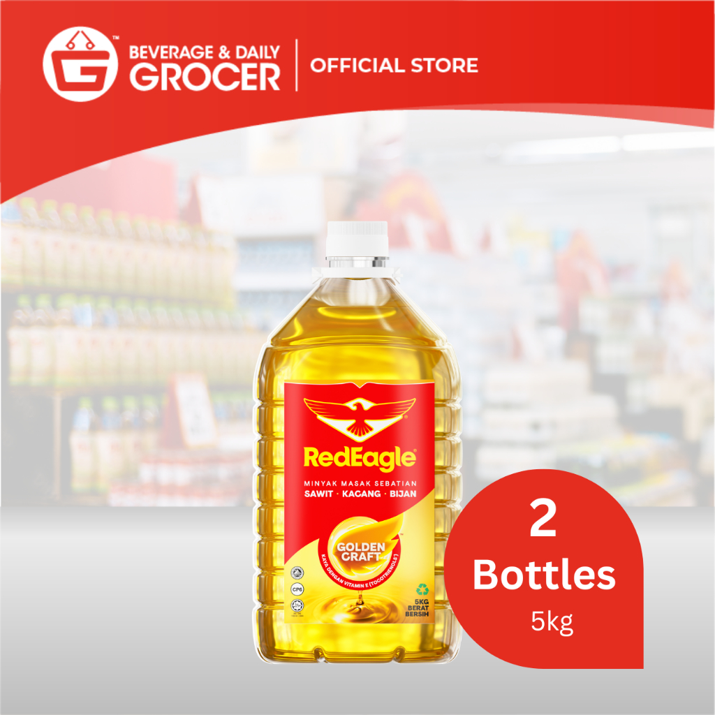 Red Eagle Cooking Oil 5kg (2 x 5kg) 2 Bottles | Shopee Malaysia