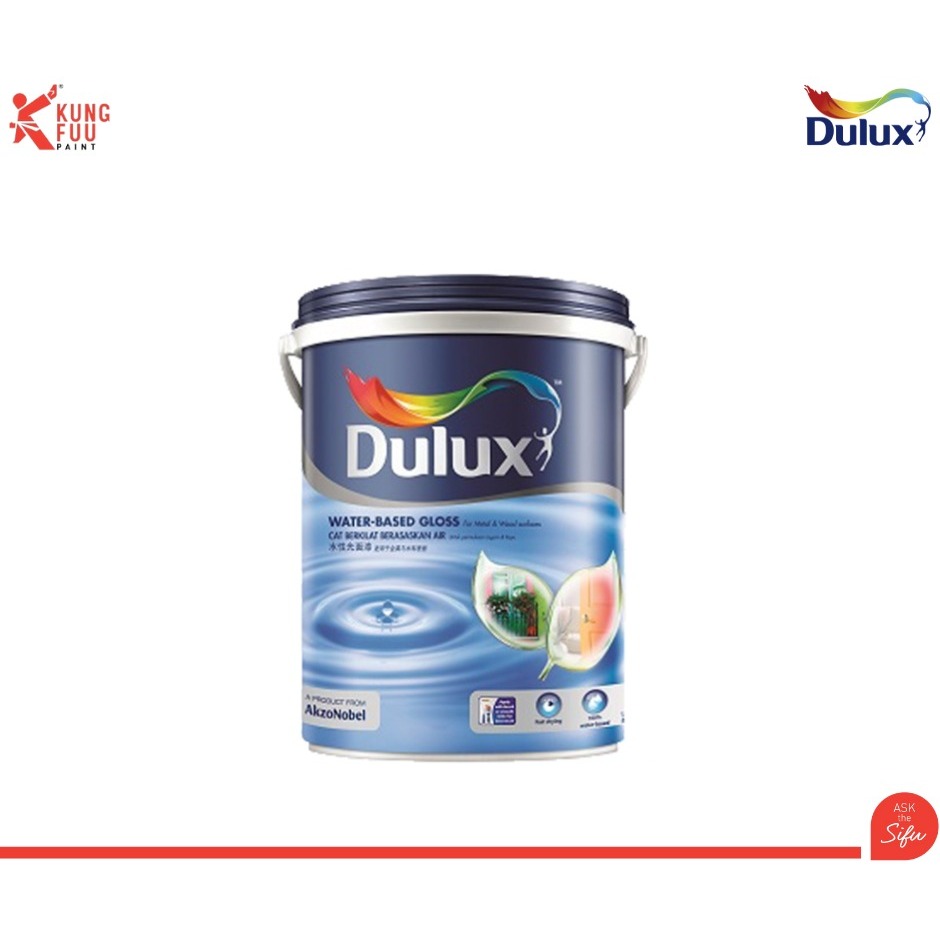 DULUX WATER BASED GLOSS WHITE 1LTR | Shopee Malaysia