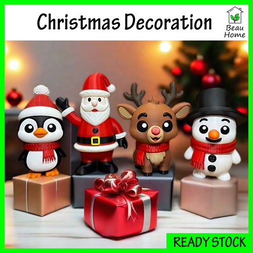 Santa Claus Model Snowman Rudolph the Red-Nosed Reindeer Gnome Merry ...