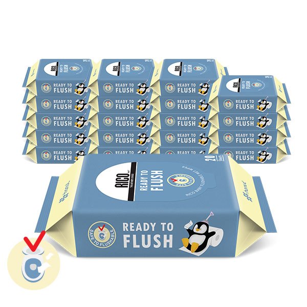Rico Ready To Flush Wet Wipes 20s/60s | Shopee Malaysia