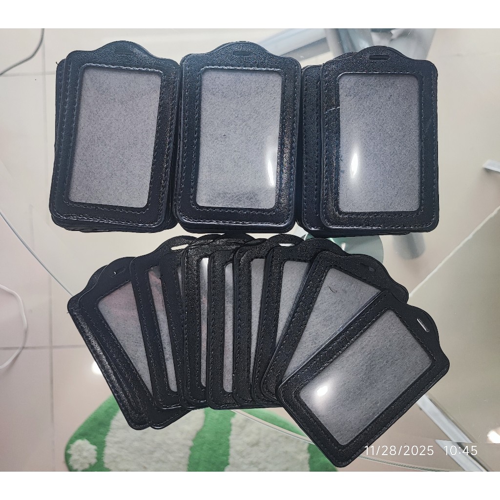 PVC ID Card Holder. Black Color. Clearance | Shopee Malaysia