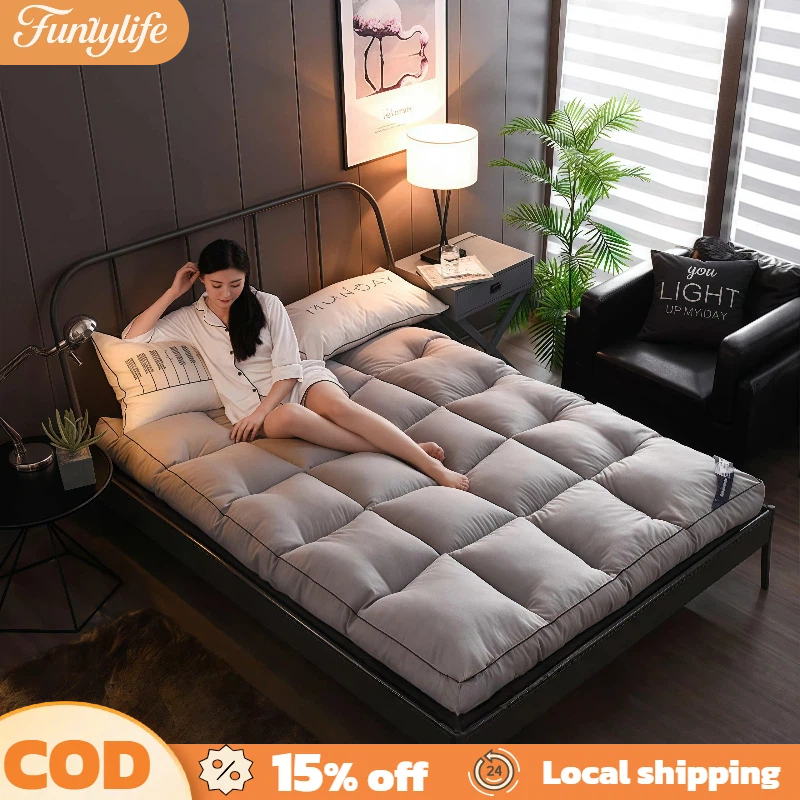 FunyLife Foldable Uratex Foam Matress Thicken 10cm Soft Tatami Topper ...