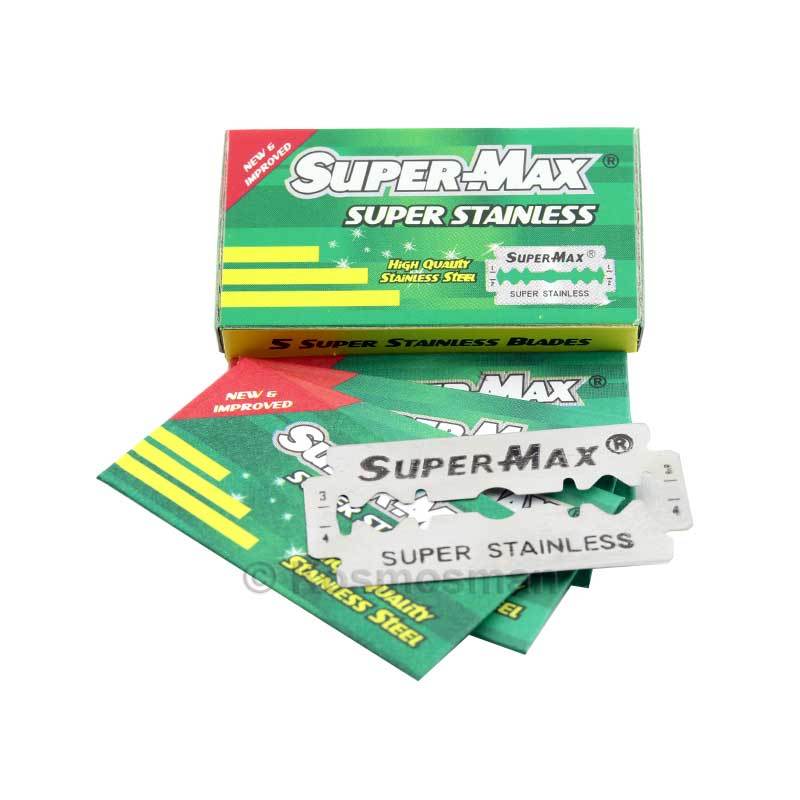 Super-Max "Super Stainless" razor blade 5 pcs (MADE IN INDIA) | Shopee ...